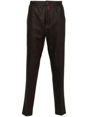 Kiton Cropped Straight-leg Trousers