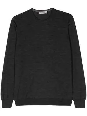 FILERIA Fine-knit Brushed Jumper - Grey