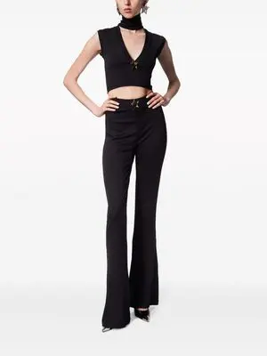 AREA Star-studded Flared Trousers