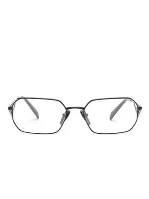 Prada Geometric-frame Glasses - Black