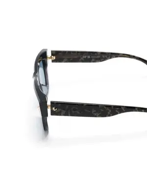 Alexander McQueen Studded Wayfarer Sunglasses - Black