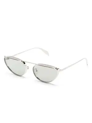 Alexander McQueen Piercing-detailed Cat-eye Sunglasses