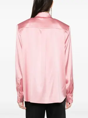 Magda Butrym Long-sleeve Silk Shirt