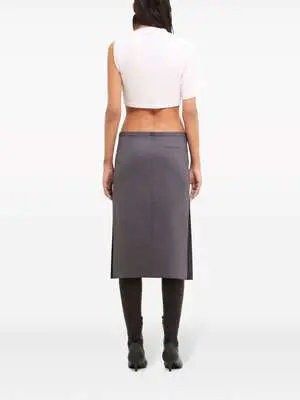 COURREGES Single-sleeve Printed T-shirt