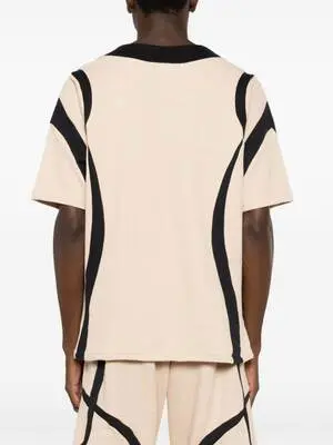 AMIR SLAMA Panelled Cotton T-shirt