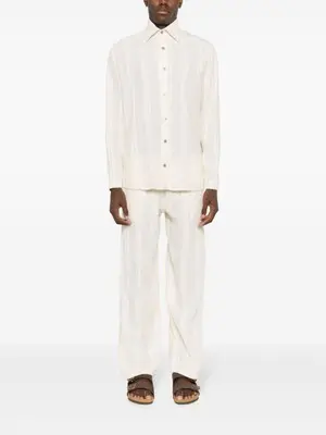 AMIR SLAMA Striped Trousers