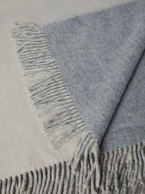 Brunello Cucinelli Frayed-edge Cashmere Blanket