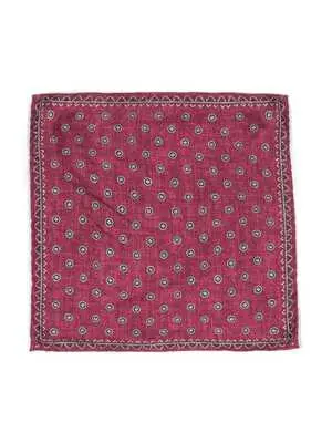 Brunello Cucinelli Reversible Square Pocket - Red