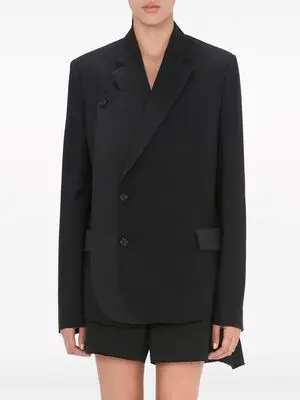 JW Anderson Panelled Double-breasted Blazer - Black