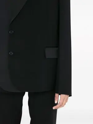JW Anderson Panelled Double-breasted Blazer - Black