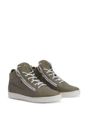 GIUSEPPE ZANOTTI Kriss Mid-top Sneakers - Green