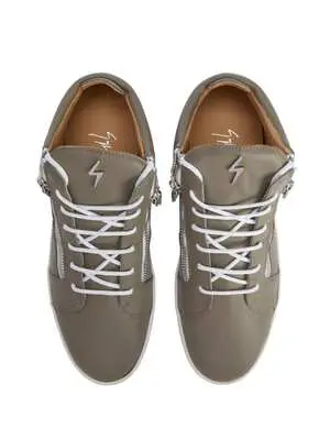 GIUSEPPE ZANOTTI Kriss Mid-top Sneakers - Green