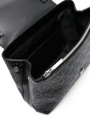 Calvin Klein Monogram Bag With Logo Plaque