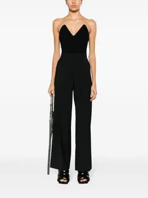 Coperni Ribbed-knit Bustier Top