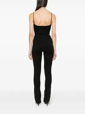 NISSA Boned-bodice Slim-cut Jumpsuit