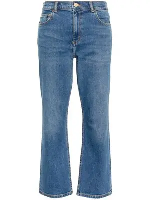 Tory Burch Cropped Flare Jeans