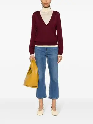 Tory Burch Cropped Flare Jeans