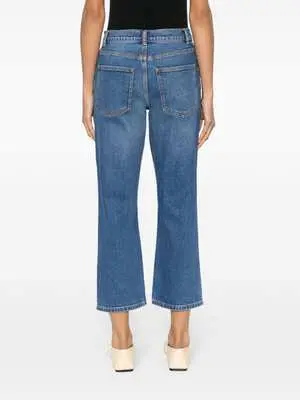 Tory Burch Cropped Flare Jeans
