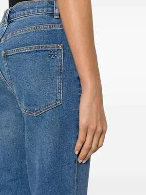 Tory Burch Cropped Flare Jeans