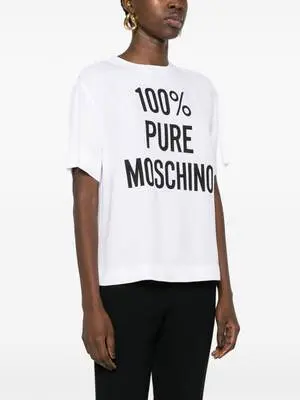 Moschino Slogan-print T-shirt