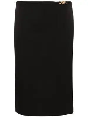 Versace Medusa Stretch-wool Skirt