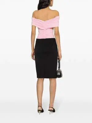 Versace Medusa Stretch-wool Skirt