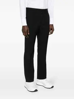 Valentino Garavani Virgin Wool Tailored Trousers - Black