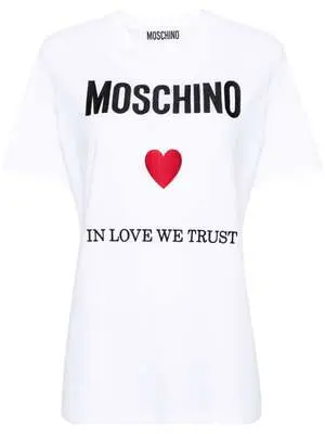 Moschino In Love We Trust T-shirt - White