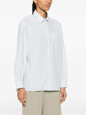 A.p.c. Sela Striped Shirt - Blue