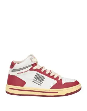 PRO 01 JECT Leather High-top Sneakers - Red
