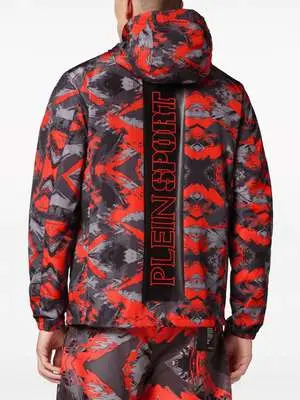 PLEIN SPORT Logo-print Hooded Jacket