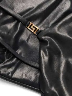Versace Greca Detailed Low-back Swimsuit
