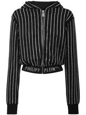 Philipp Plein Zip Up Sweatshirts Hoodies For Women