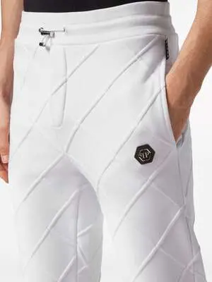 Philipp Plein Diamond-quilted Track Pants