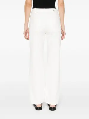 Chloé Low-rise Flared Jeans - White