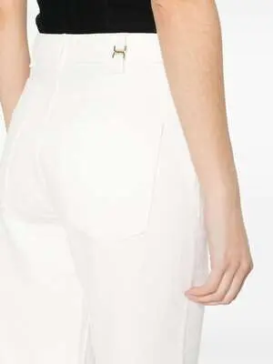 Chloé Low-rise Flared Jeans - White