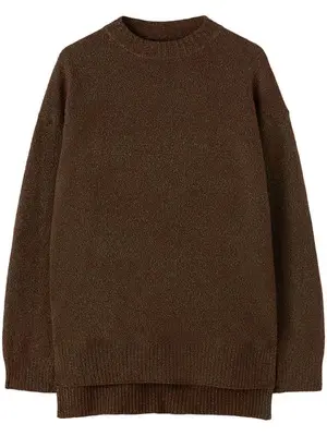JIL SANDER Melange-effect Wool-blend Jumper