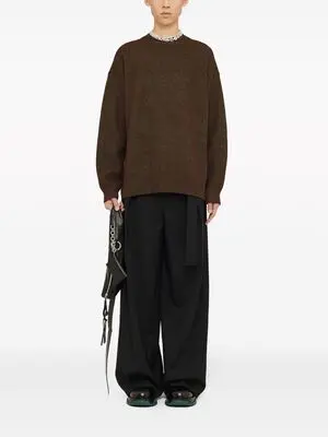 JIL SANDER Melange-effect Wool-blend Jumper
