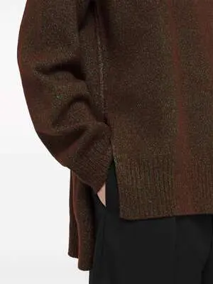 JIL SANDER Melange-effect Wool-blend Jumper