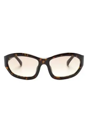 Linda Farrow X Dries Van Noten 215 Sunglasses - Brown
