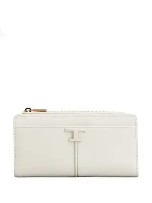 TOD'S T Timeless Leather Wallet