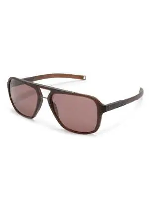 Dita Rectangle-frame Sunglasses