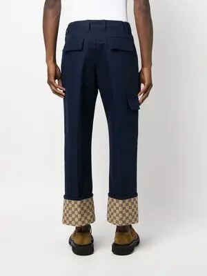 Gucci Gg Supreme Straight-leg Trousers