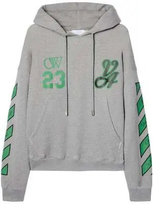 Off-White 23 Varsity Skate Hoodie - Grey