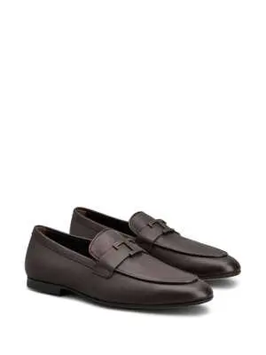 TOD'S T Timeless Leather Loafers