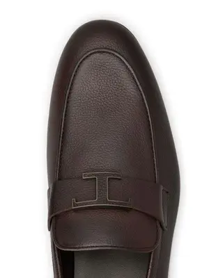 TOD'S T Timeless Leather Loafers