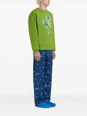 Marni Logo-print Cotton Sweatshirt