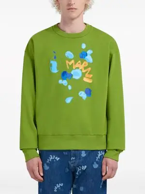 Marni Logo-print Cotton Sweatshirt