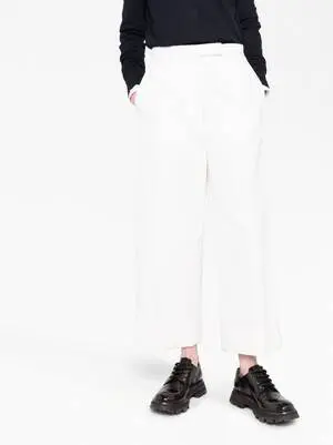 Thom Browne High-waisted Wide-leg Trousers