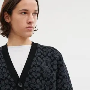 COACH Rexy Cardigan Sweater